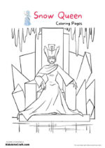 Snow Queen Coloring Pages For Kids – Free Printables - Kids Art & Craft