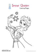 Snow Queen Coloring Pages For Kids – Free Printables - Kids Art & Craft