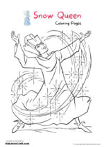 Snow Queen Coloring Pages For Kids – Free Printables - Kids Art & Craft