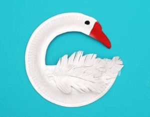 Swan Paper Plate Crafts for Kids - Kids Art & Craft