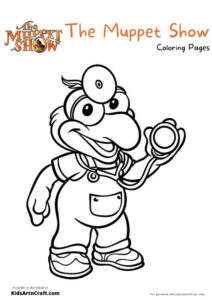 The Muppet Show Coloring Pages For Kids – Free Printables - Kids Art ...