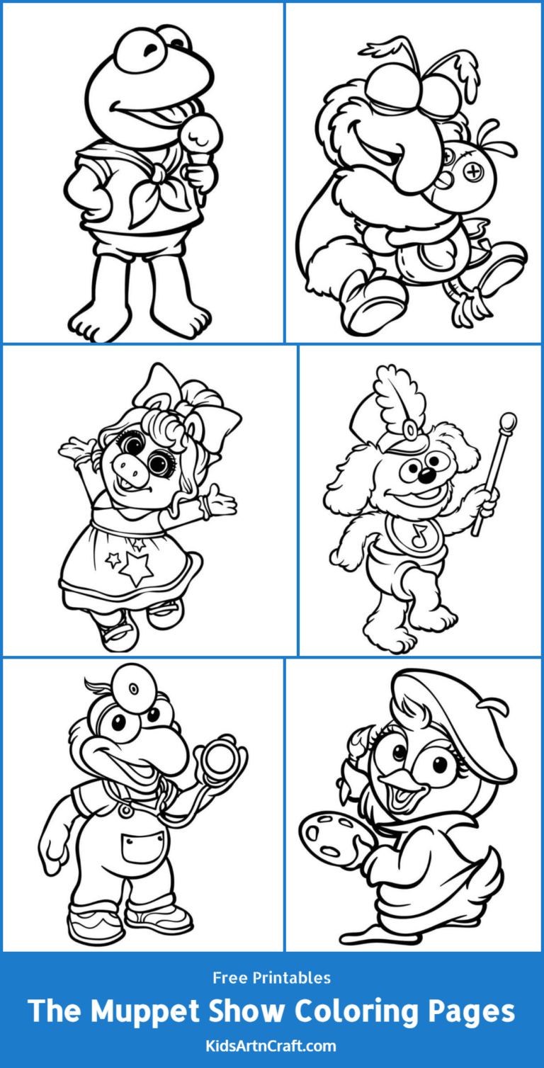 The Muppet Show Coloring Pages For Kids – Free Printables - Kids Art ...
