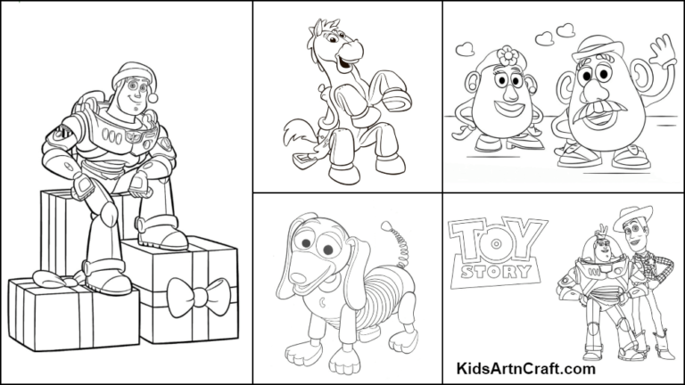 Toy Story Coloring Pages For Kids – Free Printables - Kids Art & Craft