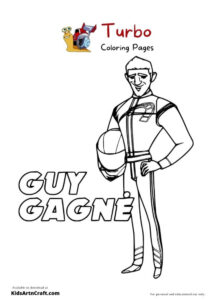 Turbo Coloring Pages For Kids – Free Printables - Kids Art & Craft