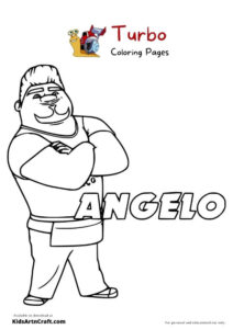 Turbo Coloring Pages For Kids – Free Printables - Kids Art & Craft