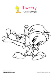 Tweety Coloring Pages For Kids – Free Printables - Kids Art & Craft