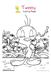 Tweety Coloring Pages For Kids – Free Printables - Kids Art & Craft