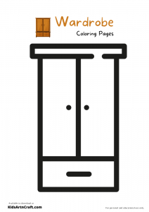 Wardrobe Coloring Pages For Kids – Free Printables - Kids Art & Craft
