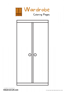 Wardrobe Coloring Pages For Kids – Free Printables - Kids Art & Craft