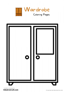 Wardrobe Coloring Pages For Kids – Free Printables - Kids Art & Craft