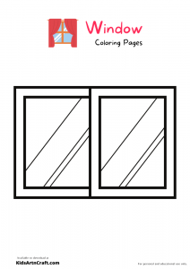 Window Coloring Pages For Kids – Free Printables - Kids Art & Craft