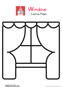 Window Coloring Pages For Kids – Free Printables - Kids Art & Craft