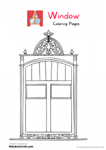 Window Coloring Pages For Kids – Free Printables - Kids Art & Craft