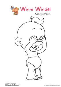 Winni Windel Coloring Pages For Kids – Free Printables - Kids Art & Craft
