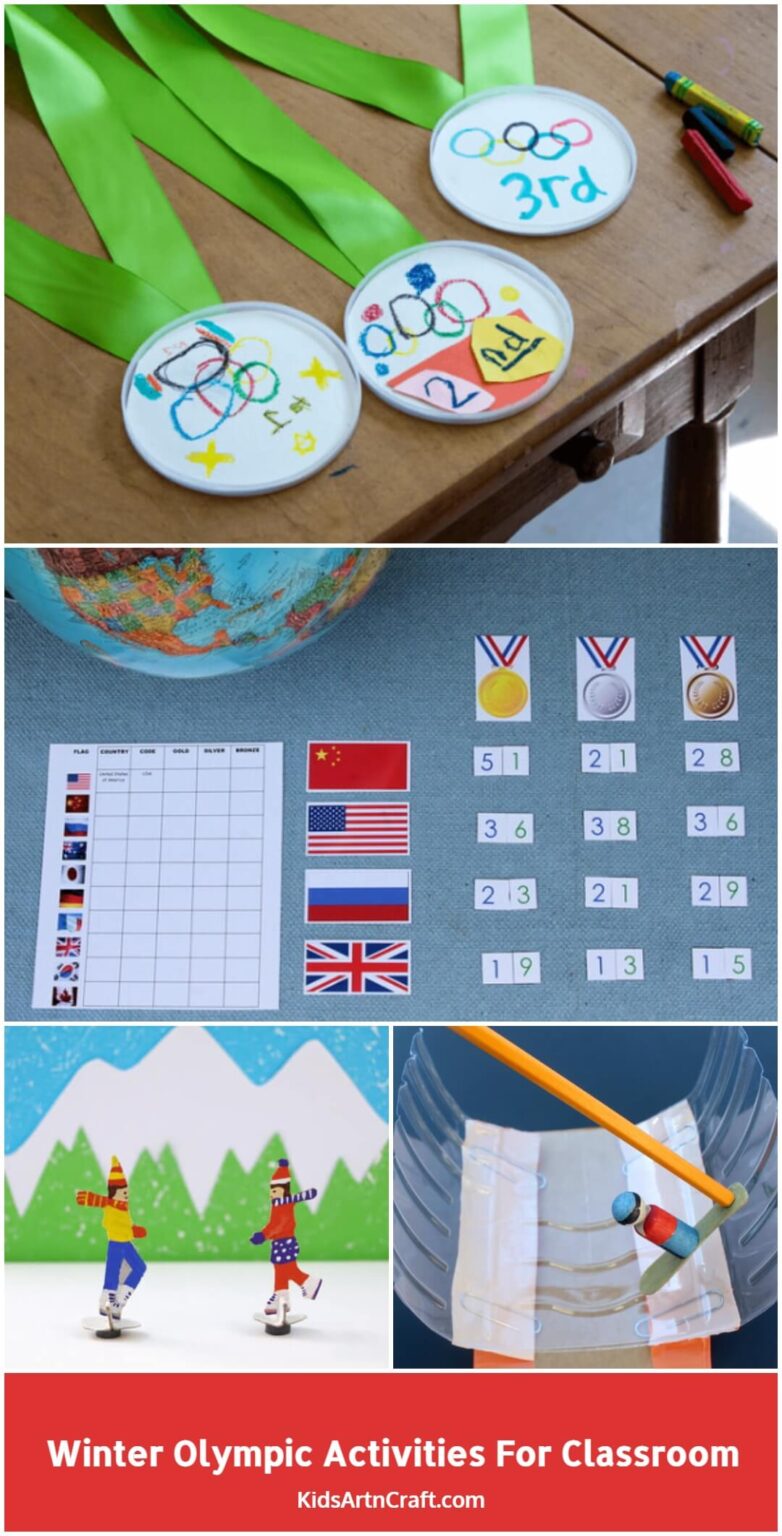 Winter Olympic Activities for Classroom - Kids Art & Craft