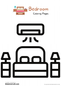 Bedroom Coloring Pages For Kids – Free Printables - Kids Art & Craft
