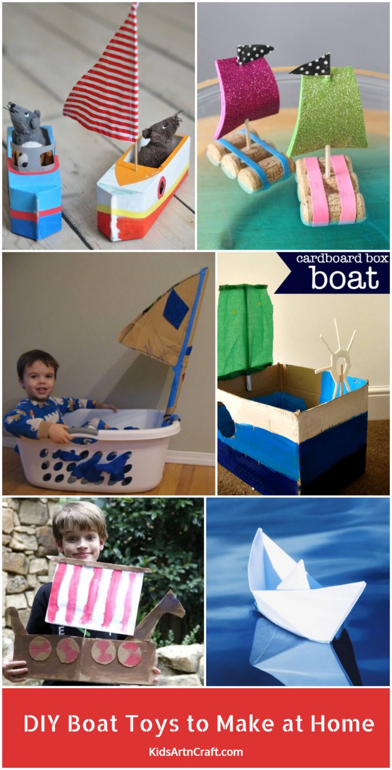 DIY Boat Toys to Make at Home - Kids Art & Craft