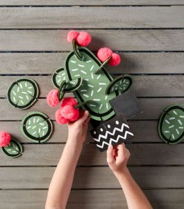 Cactus Day Cardboard Crafts for Kids - Kids Art & Craft