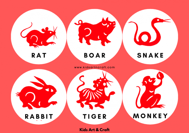 Chinese Zodiac Sign Flashcards For Preschoolers- Free Printable - Kids ...