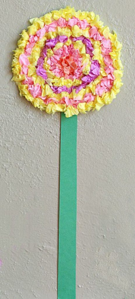 Crumpled Paper Crafts for Kids - Kids Art & Craft