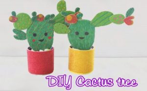 Cactus Day Cardboard Crafts for Kids - Kids Art & Craft