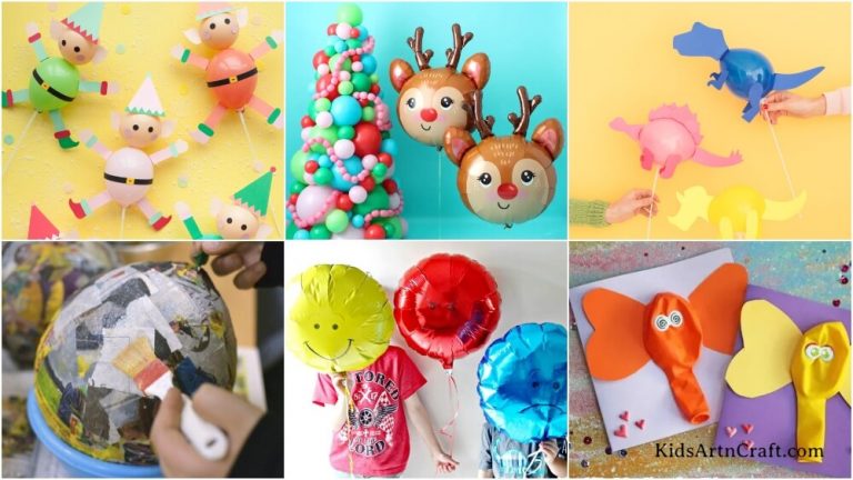 DIY Crafts Using Balloon For Kids - Kids Art & Craft