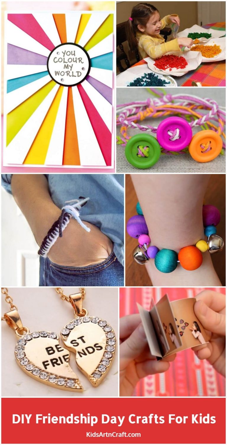 DIY Friendship Day Crafts for Kids - Kids Art & Craft