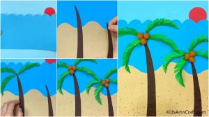 DIY How to Make A Palm Tree Art and Craft for Kids Step by Step ...
