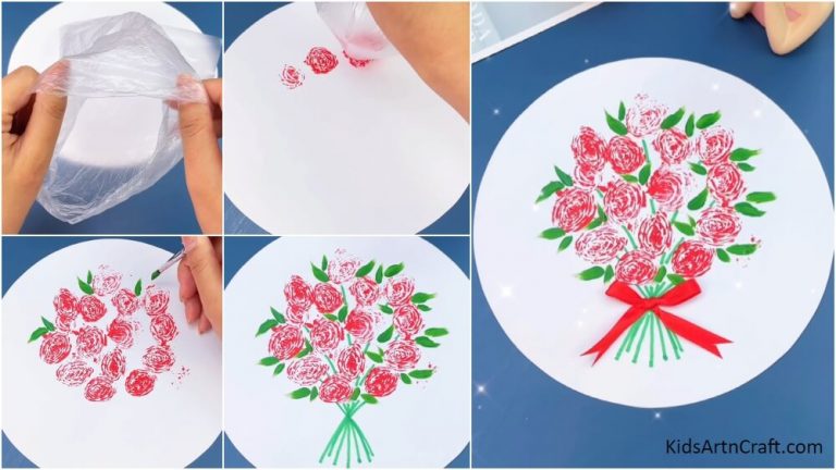 Diy Painting Hacks For Kids Flower Making Step By Step Tutorial