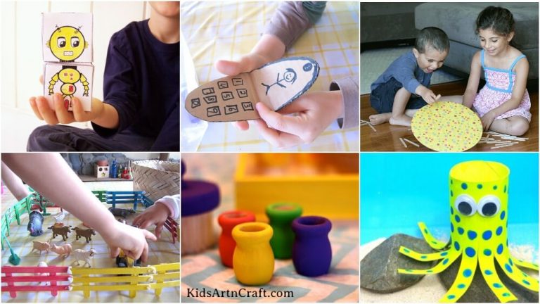 Easy DIY Toys to Make at Home - Kids Art & Craft