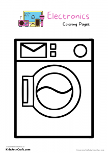 Electronics Coloring Pages For Kids – Free Printables - Kids Art & Craft