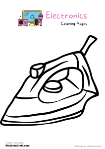 Electronics Coloring Pages For Kids – Free Printables - Kids Art & Craft