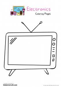 Electronics Coloring Pages For Kids – Free Printables - Kids Art & Craft