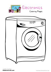 Electronics Coloring Pages For Kids – Free Printables - Kids Art & Craft