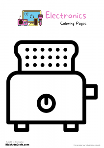 Electronics Coloring Pages For Kids – Free Printables - Kids Art & Craft