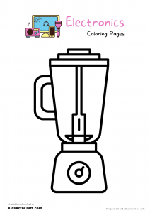Electronics Coloring Pages For Kids – Free Printables - Kids Art & Craft