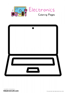 Electronics Coloring Pages For Kids – Free Printables - Kids Art & Craft