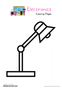 Electronics Coloring Pages For Kids – Free Printables - Kids Art & Craft