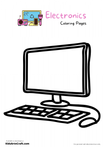 Electronics Coloring Pages For Kids – Free Printables - Kids Art & Craft