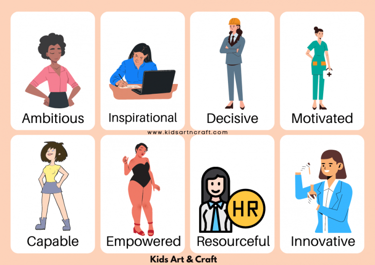 Feminist Flashcards – Free Printables - Kids Art & Craft