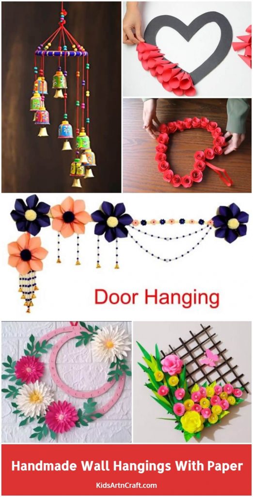 Handmade Wall Hangings with Paper - Kids Art & Craft