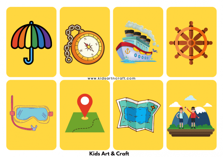 Holiday / Vacation Flashcards – Free Printables - Kids Art & Craft