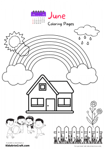 June Month Coloring Pages For Kids – Free Printables - Kids Art & Craft