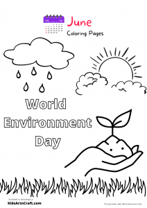 June Month Coloring Pages For Kids – Free Printables - Kids Art & Craft