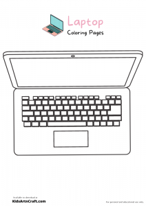 Laptop Coloring Pages For Kids – Free Printables - Kids Art & Craft