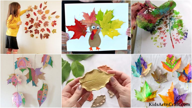 Leaf Art & Craft Ideas For Fall Season - Kids Art & Craft