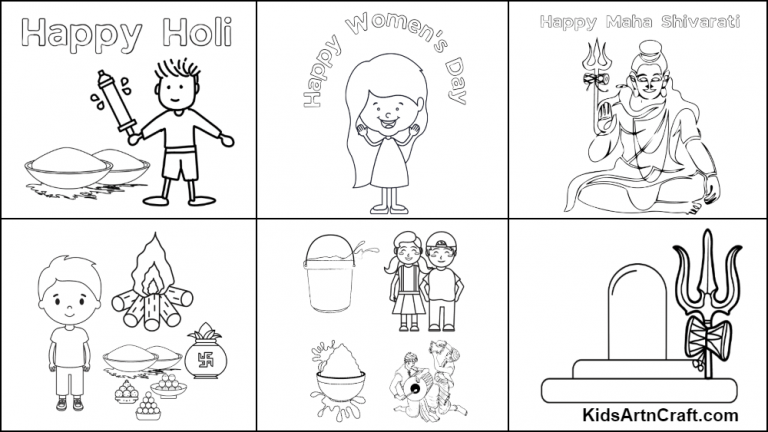 March Month Coloring Pages For Kids – Free Printables - Kids Art & Craft
