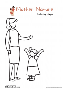 Mother Nature Coloring Pages For Kids – Free Printables - Kids Art & Craft