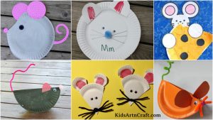 Mouse Paper Plate Crafts For Kids - Kids Art & Craft