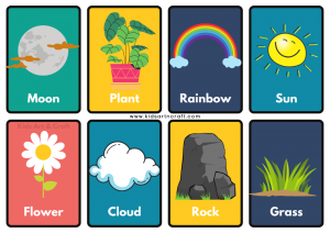 Nature Flashcards For Kids- Free Printable - Kids Art & Craft